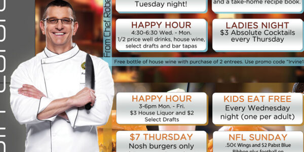 News From My Restaurants : Robert Irvine